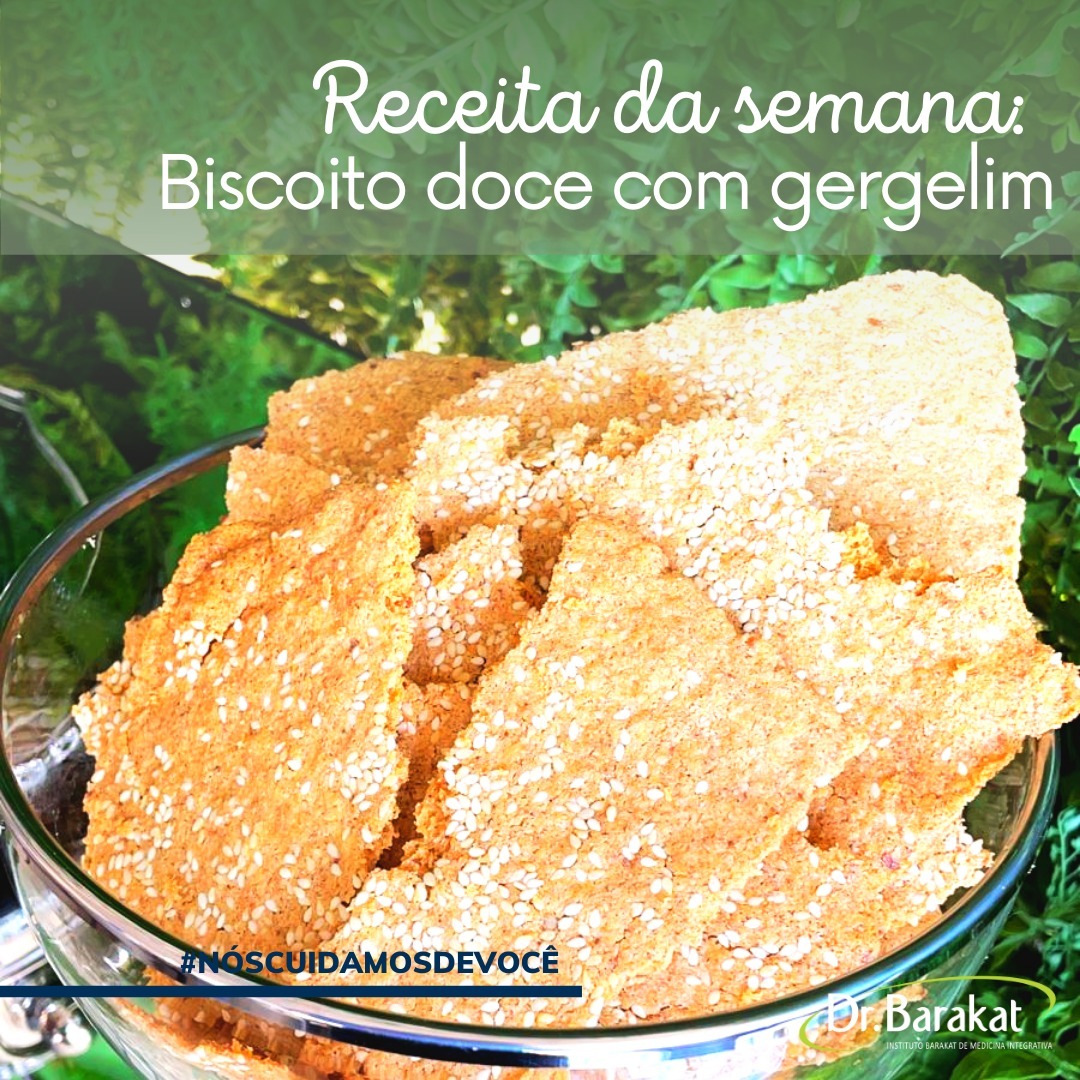 Biscoito doce com gergelim DOCES